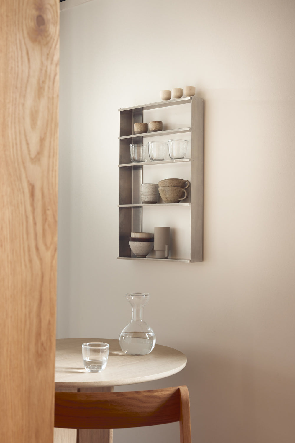 Taper Wall Shelf – Teak New York
